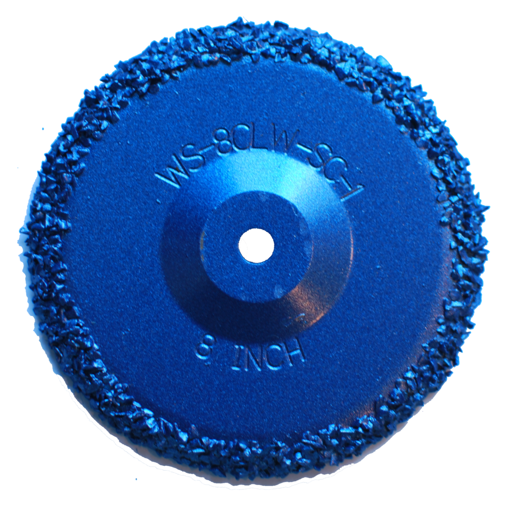 Cues Compatible 8" Steel Carbide Grit Wheel | TruGritTraction Online