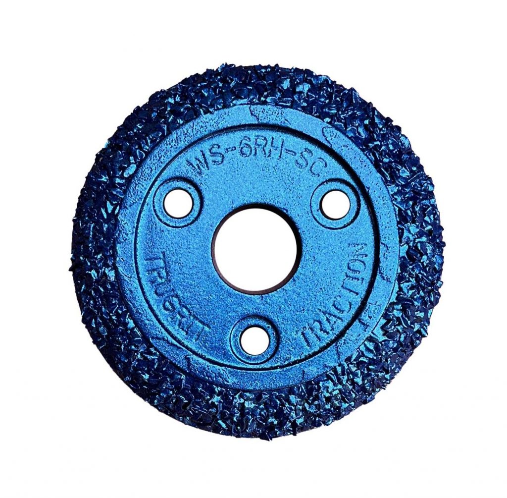 RAUSH Compatible 6 in Steel Carbide Grit Wheels | TruGritTraction Online