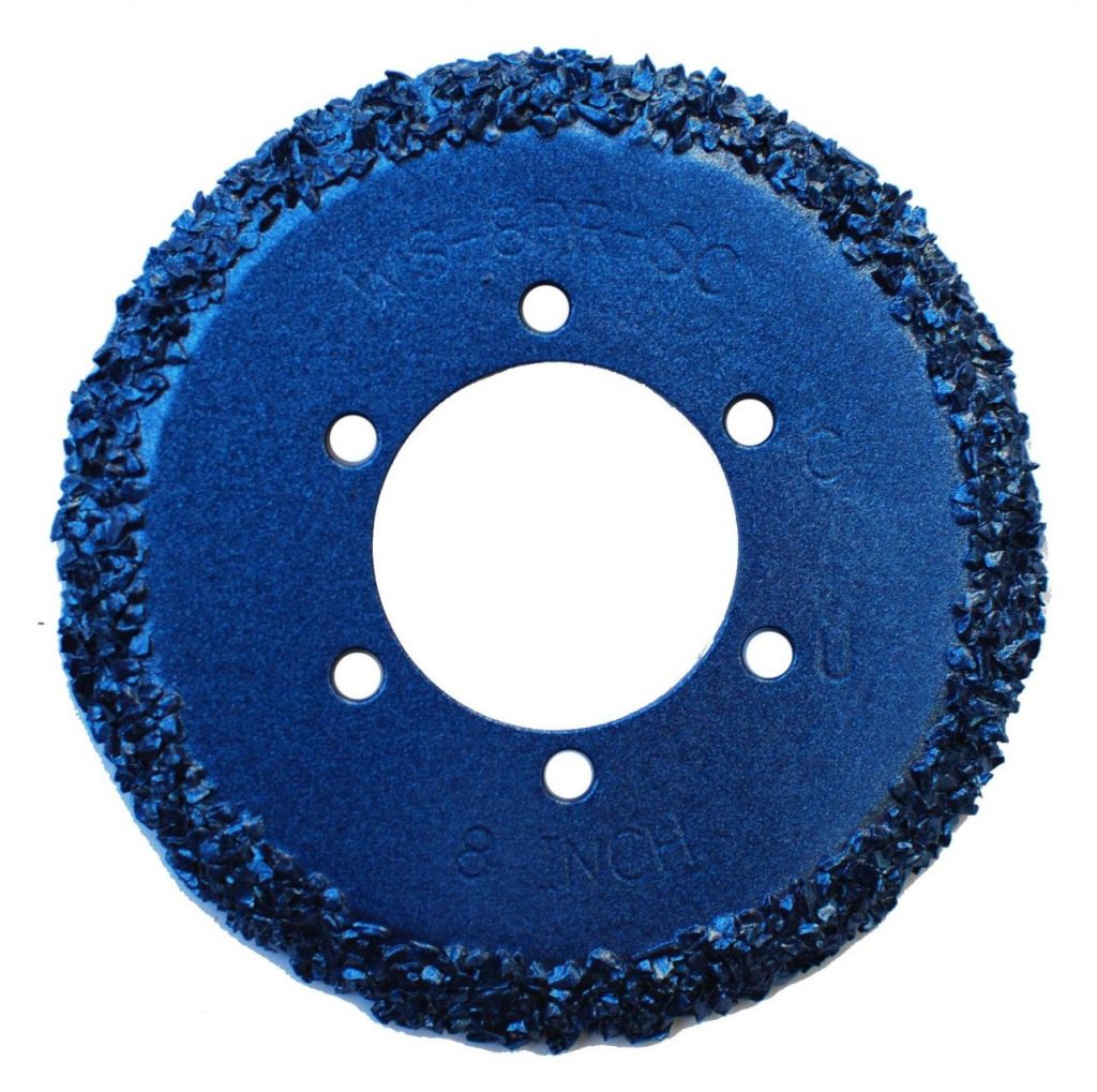 Cues Compatible 8" Steel Carbide Grit Wheels for Original Pipe Ranger